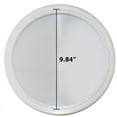 SUNLITE 11in White Round Plastic Cover for Fixture with 8in FC8T9 ...
