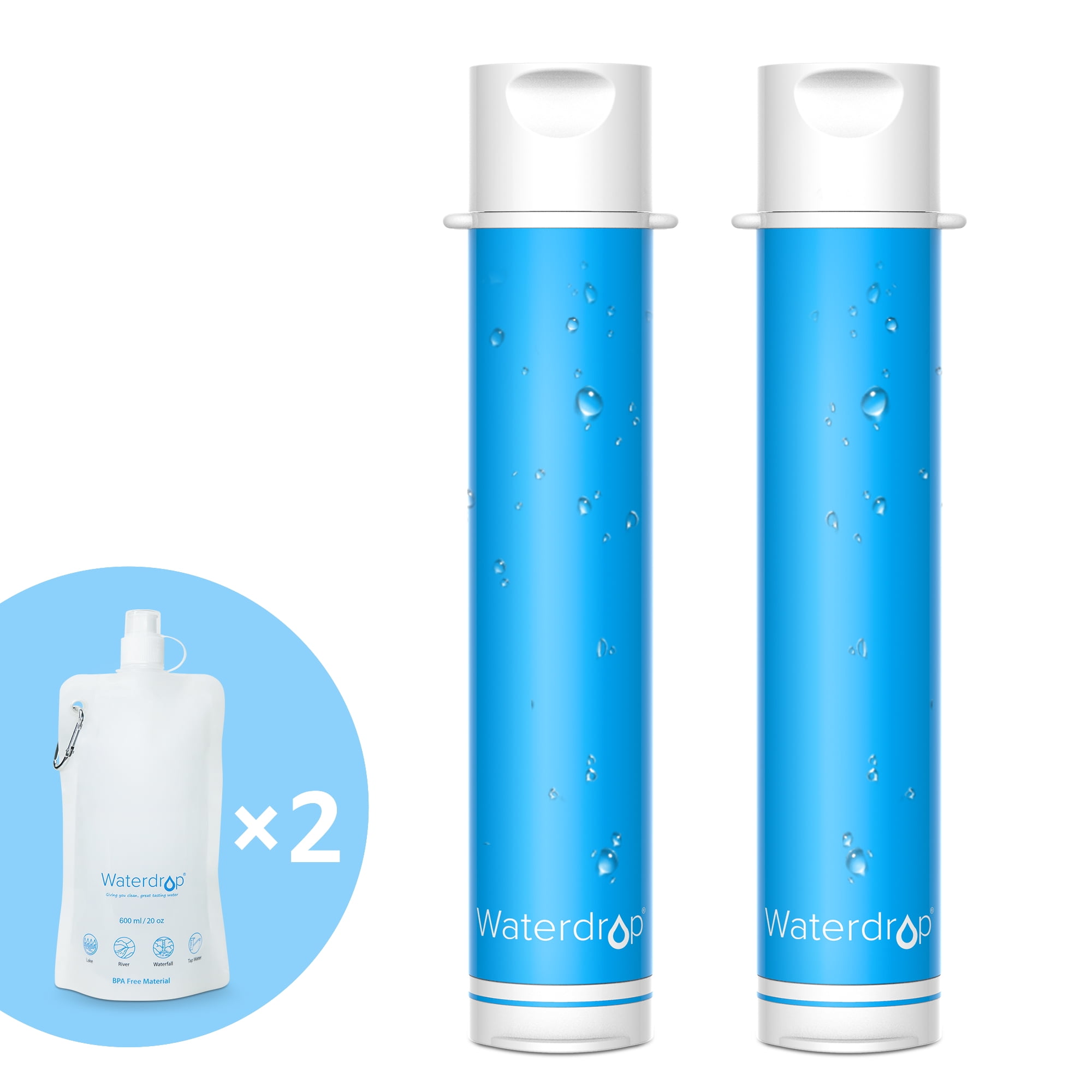 Waterdrop Water Filter Straw, Portable Camping Filtration System ...