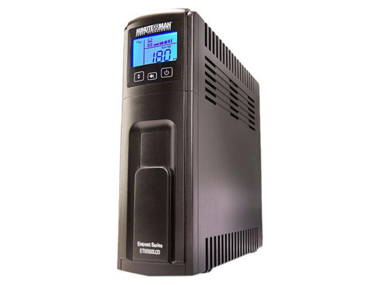 Minuteman ETR550LCD 550VA/330W Line Interactive UPS AVR 4 Battery/4 ...
