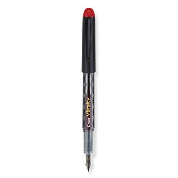 Pilot Varsity Red Ink Pens Pilot Varsity Disposable Fountain Pens - 6 ...