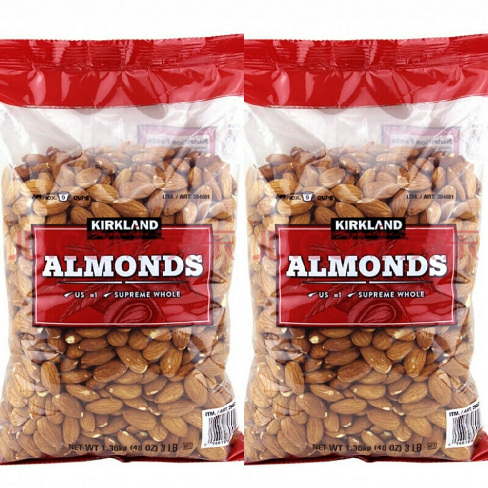 2 PACK | KS Supreme Whole Almonds, 3 lbs (2 PACK) - Walmart.com ...