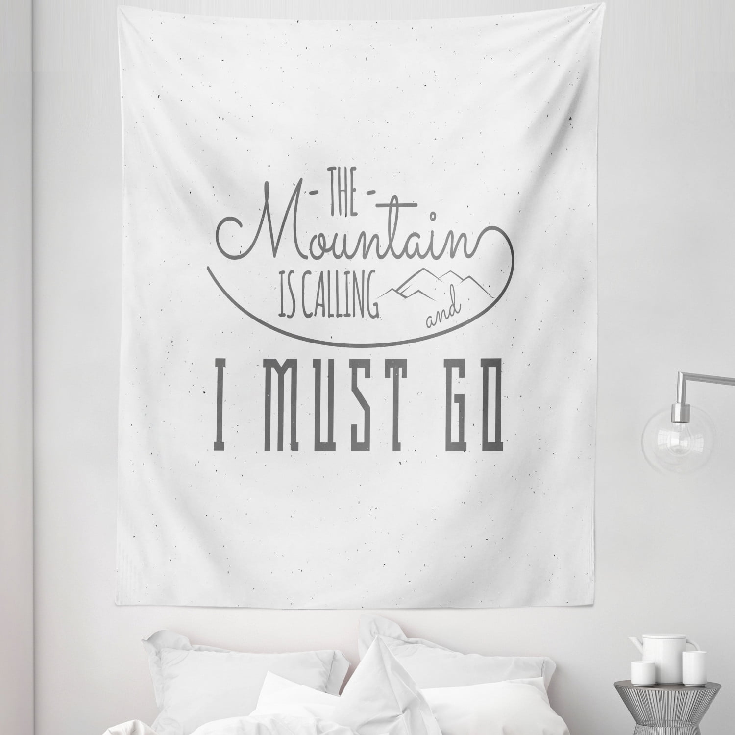 Adventure Tapestry, Inspirational Typography Design Hiking Woods ...