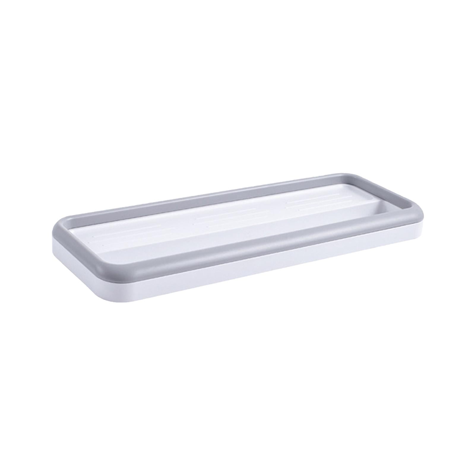 Growth Tank Bathroom Towel Racks With Shelf Towel Rail Storage Shower Shelf  Stand Organizer Gray 33cmx12.5cmx2.8cm
