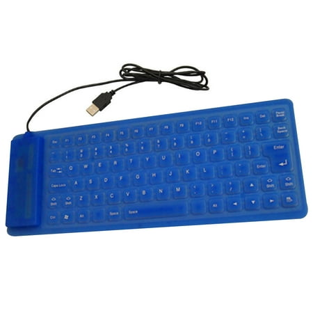 Gohope 85-key soft keyboard Foldable Silicone Keyboard USB Wired ...