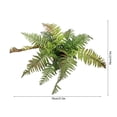 Artificial Ferns, 27.5IN Realistic Bush Plants, for Outdoors Garden ...