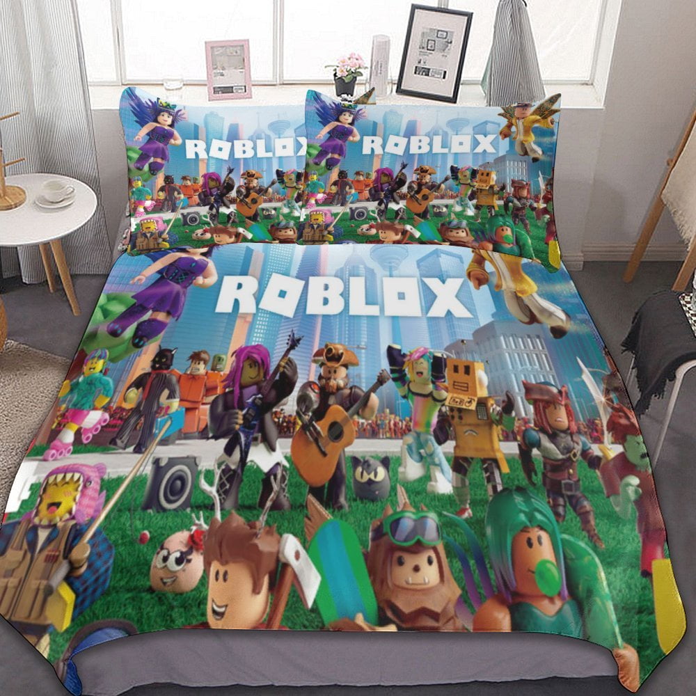 Click here for Myrumi Roblox Bedding Sets Comforter Cover Bed Set... prices