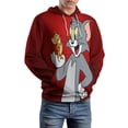 Men's Tom Cat Jerly Hoodie Long Sleeves Unisex Graphic Print Sweatshirt ...