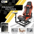 Marada Flight Simulator Cockpit with Game Chair Fit for Thrustmaster ...