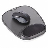 Under-Desk Mouse Platform with cable clip / 360° swivel (Black ...