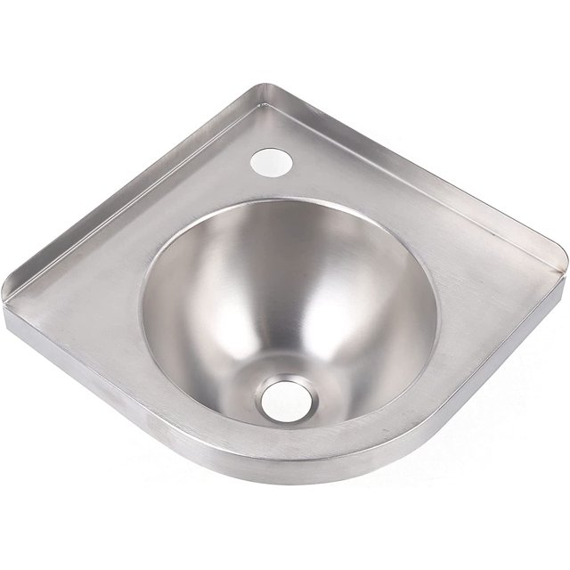 Miumaeov Bathroom Corner Basin Sinks, Boat Caravan RV Triangular ...