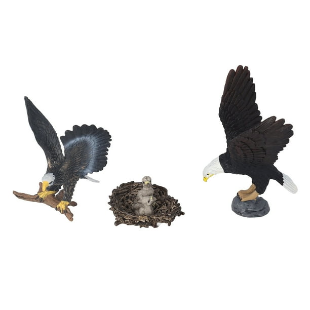 Eagle Figurine, Lifelike Eagle Figurine Improve Observation Cute Help ...