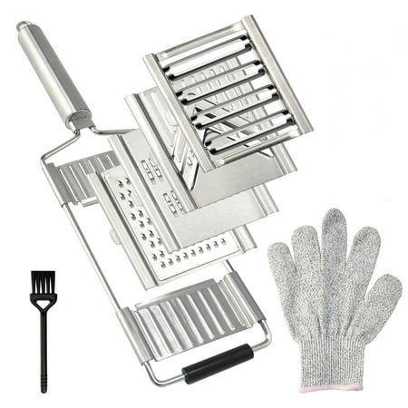 Multi-Purpose Cheese Grater and Vegetable Cutting Tool with 4 ...