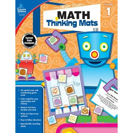 Math Thinking Mats, Grade 1 - Walmart.com