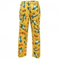 The Simpsons Mens Homer Pajama Pants Sleepwear Loungewear, Yellow, Size ...