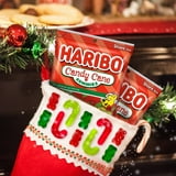 HARIBO Gummy Candy, Christmas Candy Cane Holiday Gummies, Small Peg Bag ...