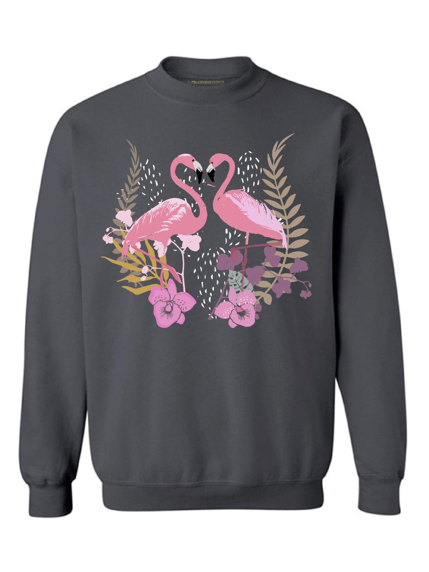 Awkward Styles Flamingo Love Unisex Sweatshirt Pink Flamingo Sweatshirt ...