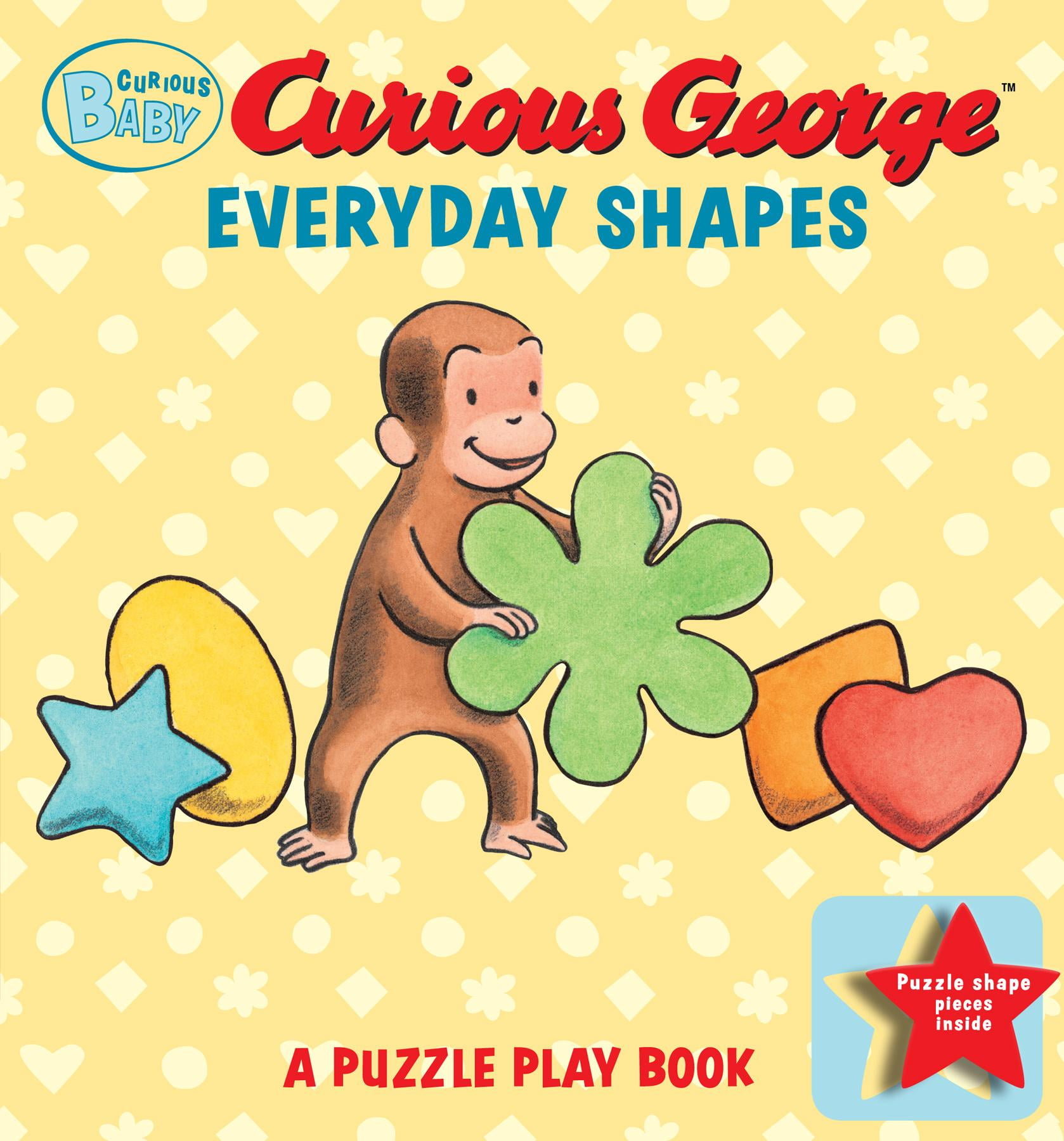 Curious George Everyday Shapes Puzzle Pl (Board Book) - Walmart.com ...