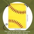 Atefa 25 Pack Softball Snack Drawstring Bags Small Snack Plastic Goodie ...