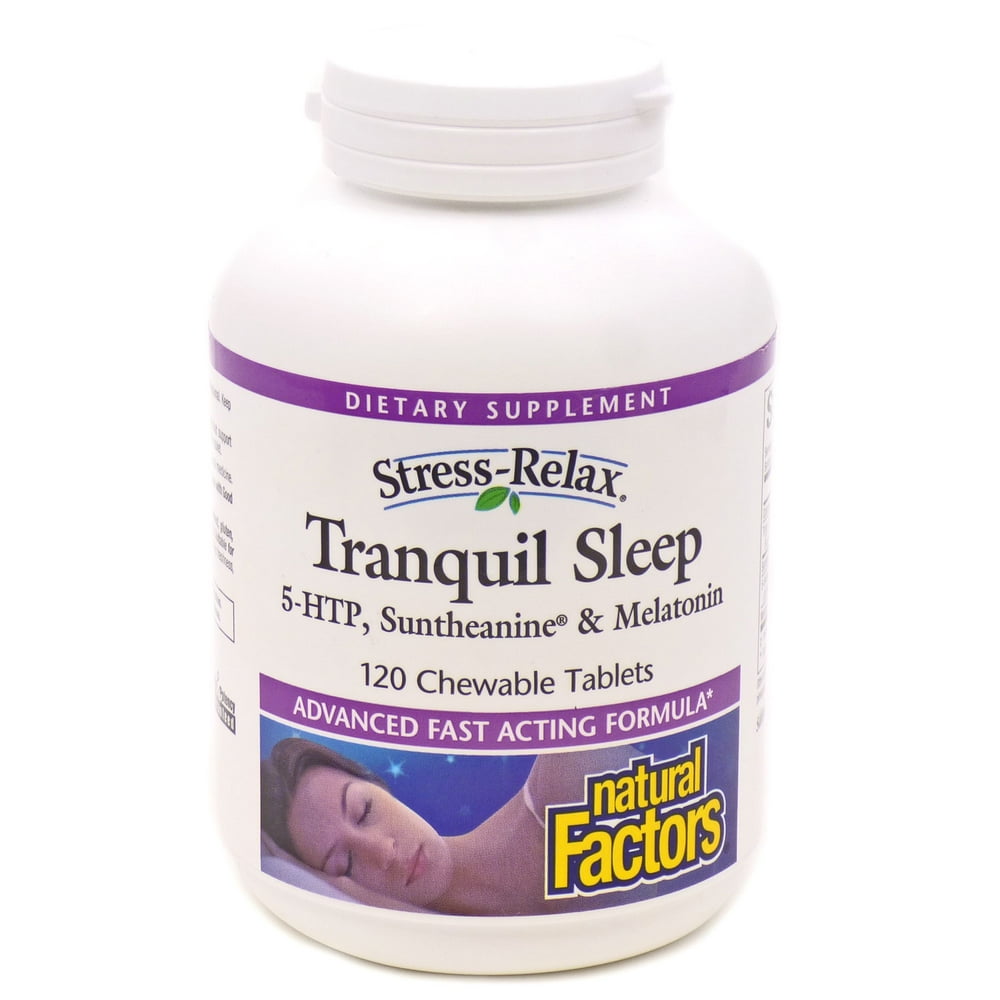 Tranquil Sleep by Natural Factors - 120 Chewable Tablets - Walmart.com ...