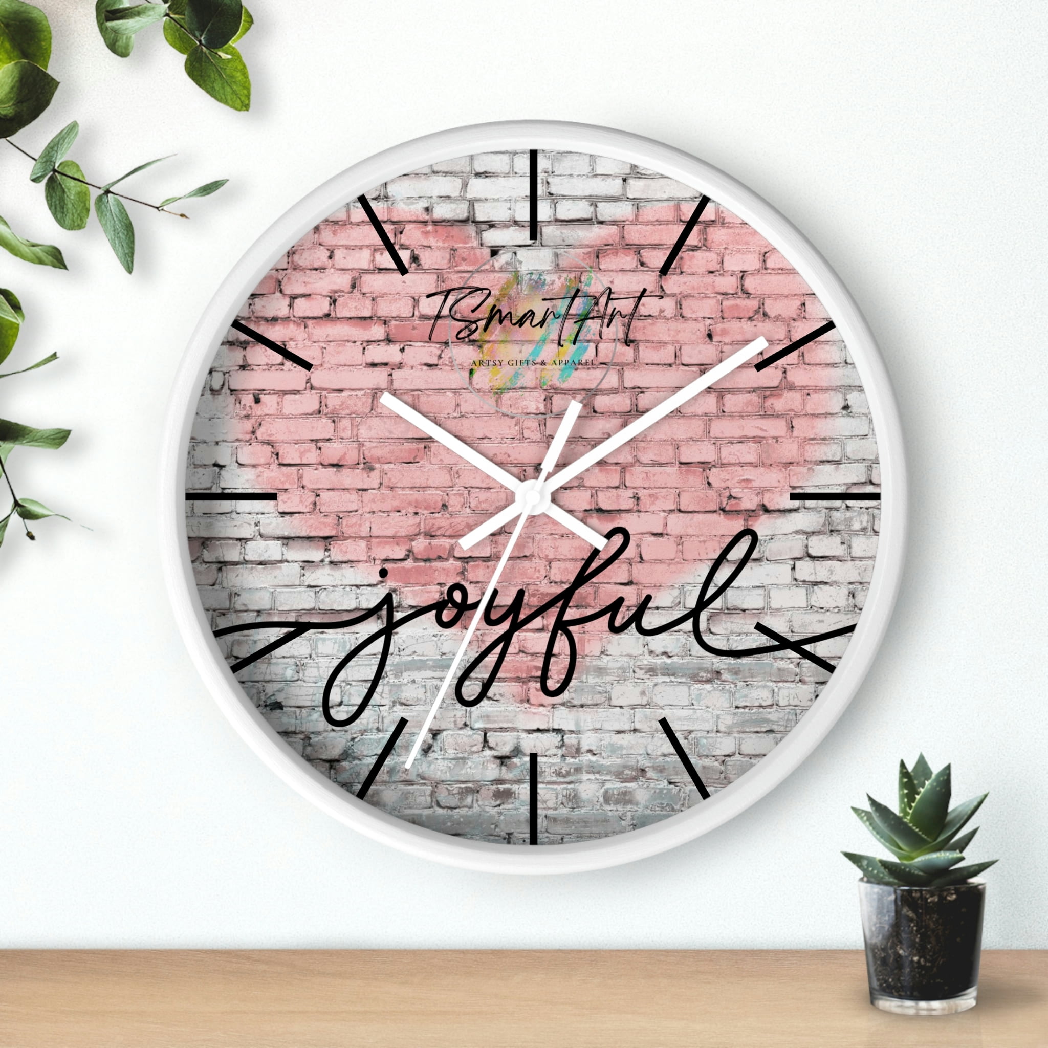 TSmartArt @ Walmart. Graffiti Chic 10" White Analog Wall Clocks ...