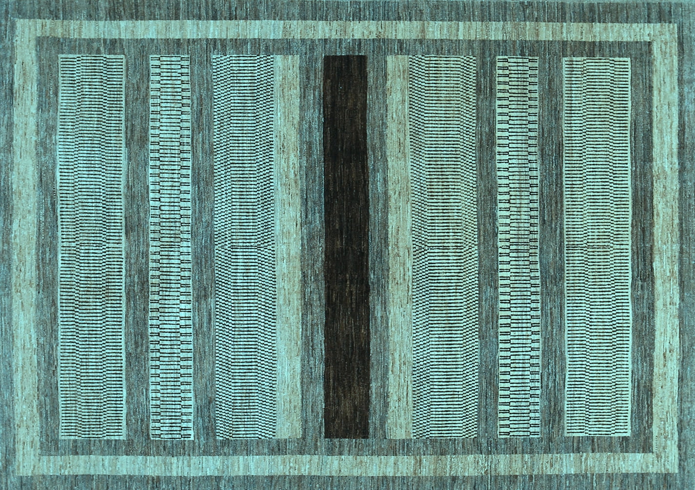 Ahgly Company Indoor Rectangle Abstract Light Blue Contemporary Area ...