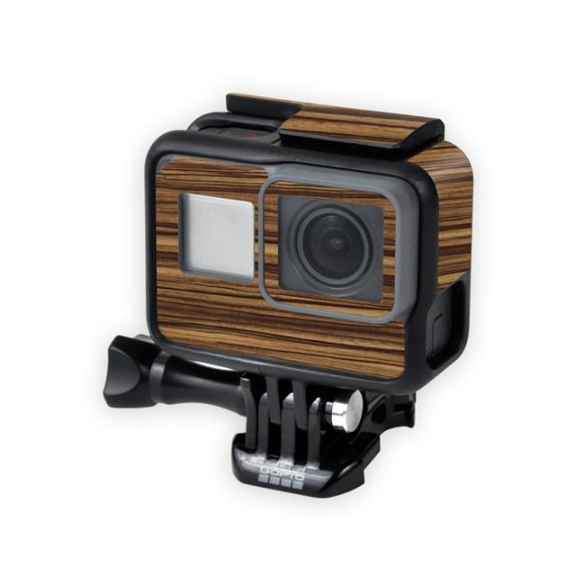 MightySkins GOPRHRO5-Dark Zebra Wood Skin for Gopro Hero5 Black Wrap ...