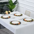 15.4 Inch Round Placemats Set of 1 Washable Heat Resistant Placemats ...