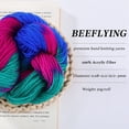 1roll Acrylic Fiber Yarn Gradient Color Yarn Colorful 2-3mm 50g/roll ...