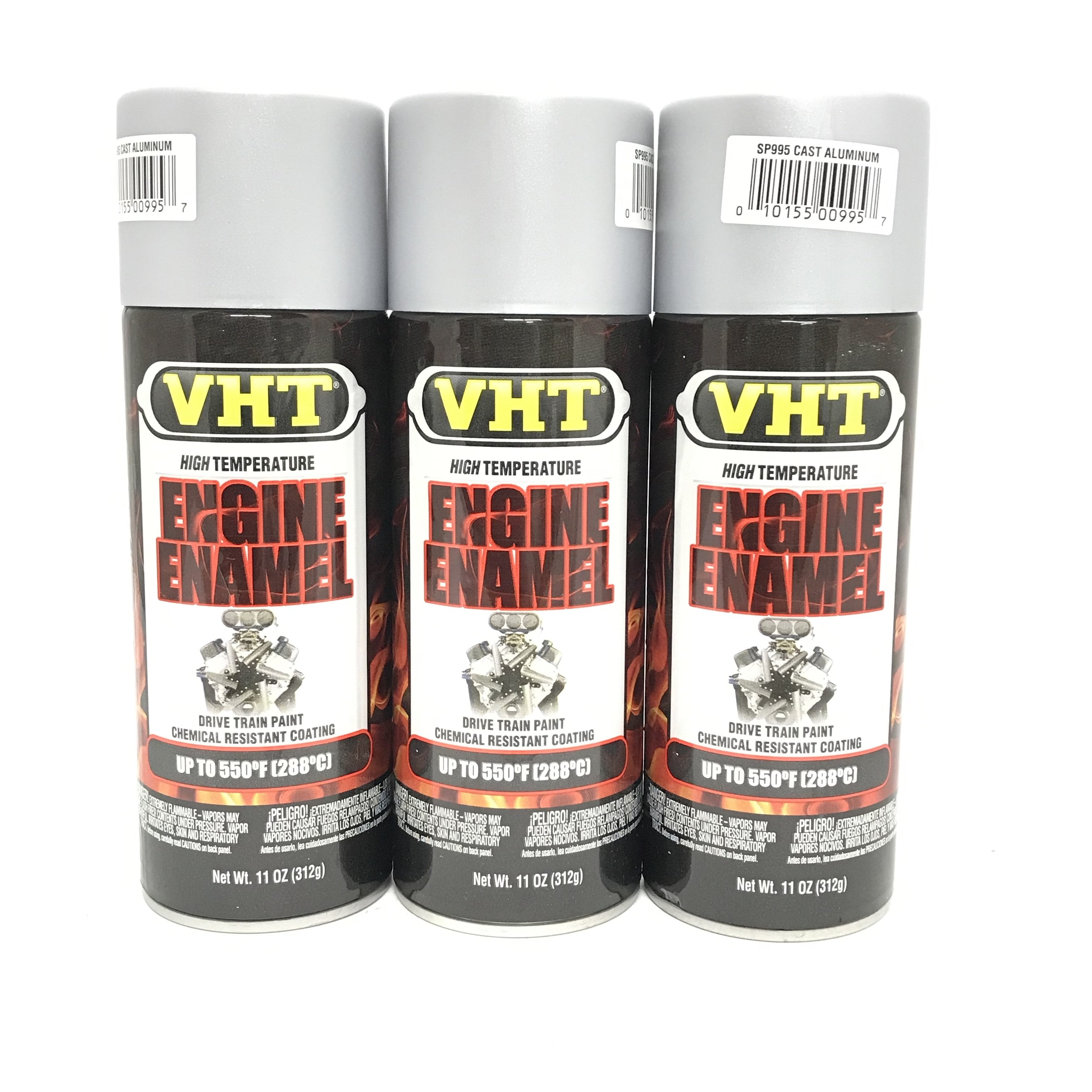 VHT SP995-3 PACK CAST ALUMINUM High Temperature Engine Enamel - 11oz ...