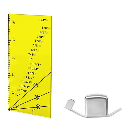 Seam Guide Ruler and Magnetic Seam Guide, Perforated Seam Gauge Ruler ...