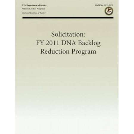 Solicitation: FY 2011 DNA Backlog Reduction Program | Walmart Canada