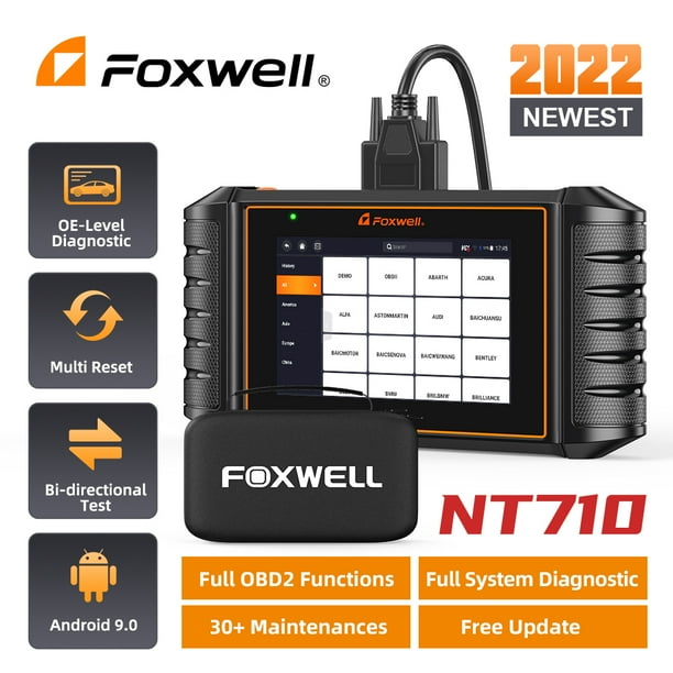 Foxwell NT710 OBD2 Scanner Automotive Bi-Directional Control Scan Tool ...