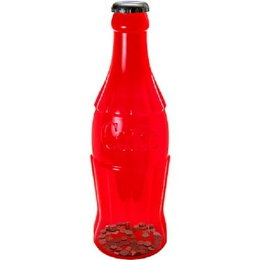 Coca-Cola Coke Bottle Bank for Saving and Storing Coins and Paper Money ...