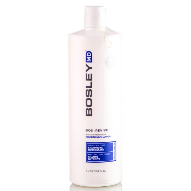 33.8 oz / liter , BosleyMD Revive Nourishing Shampoo for Visibly ...