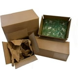 Walmart 25-Pack 6x6x12 Kraft Corrugated Cardboard Boxes for Mailing ...