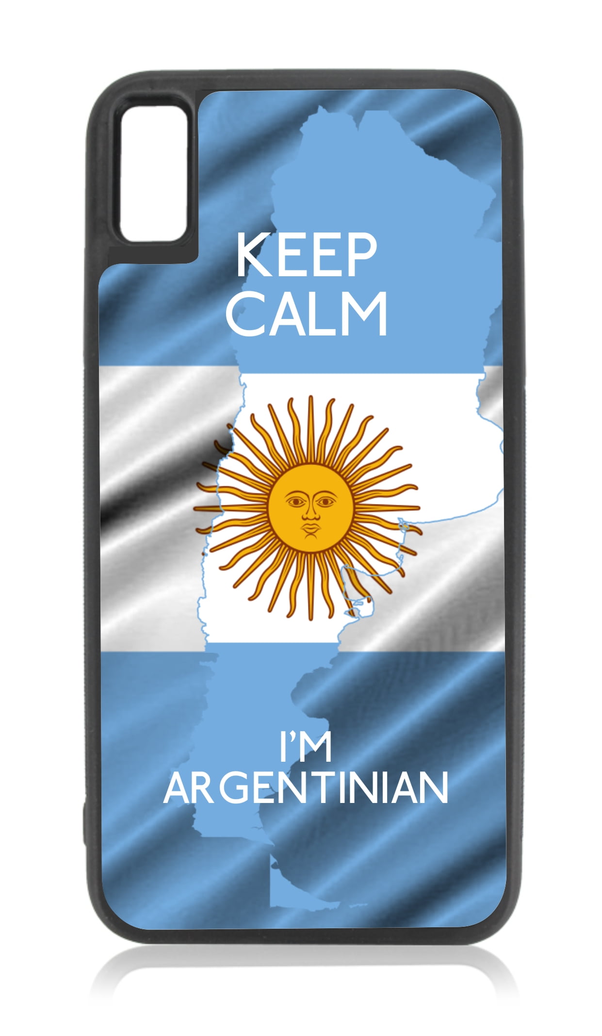Flag Argentina - Keep Calm I'm Argentinian Black TPU Case Cover That is ...