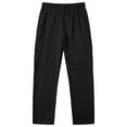 Dwellite Cotton Linen Pants Men Drawstring Elastic Waist Casual Beach ...