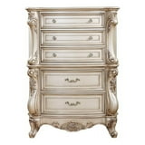 Acme Furniture Traditional Gorsedd 5 Drawer Chest with Marble Top ...