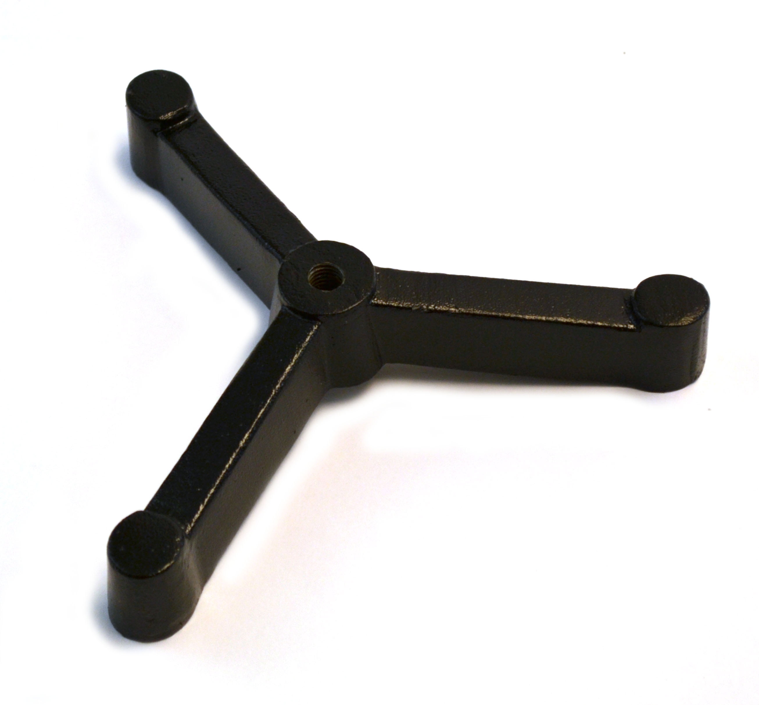 Tripod Retort Base support stand - Cast Iron Painted Black - with 4 ...