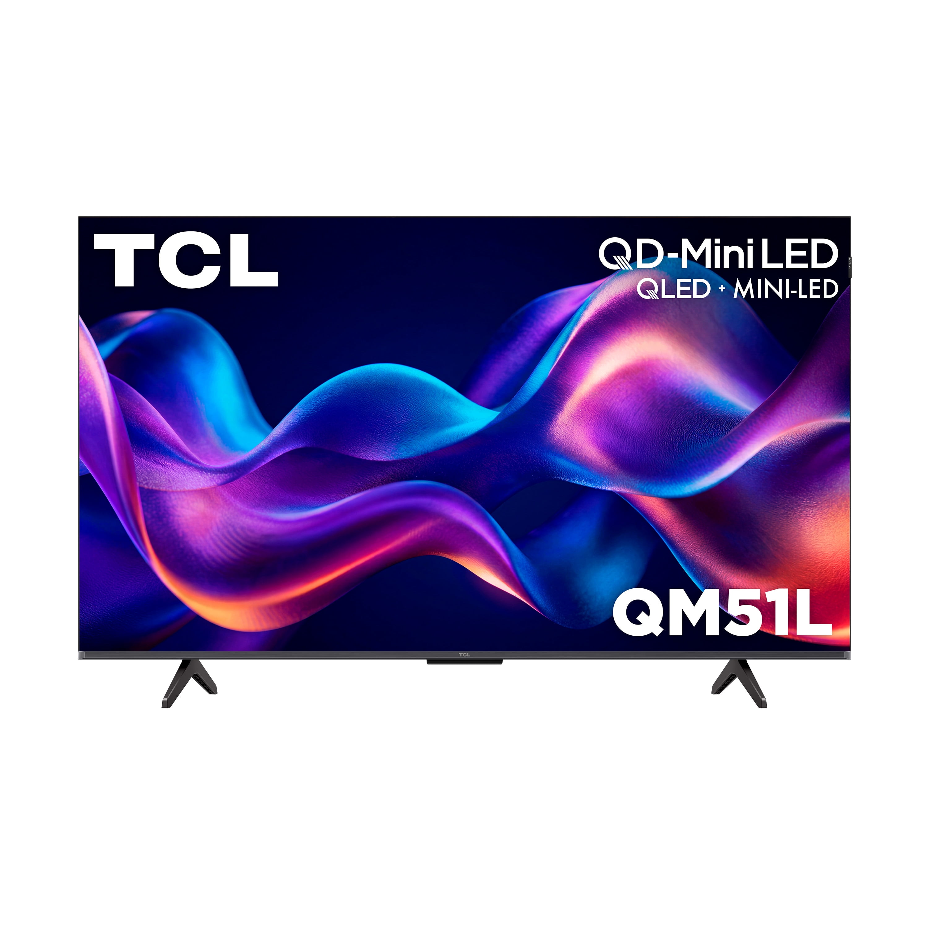 Téléviseur intelligent LED TCL 50" série QM51L 4K UHD HDR QD-Mini avec ...
