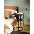 Innerjoin C Shaped End Table, Sofa Table for Living Room Bedroom ...