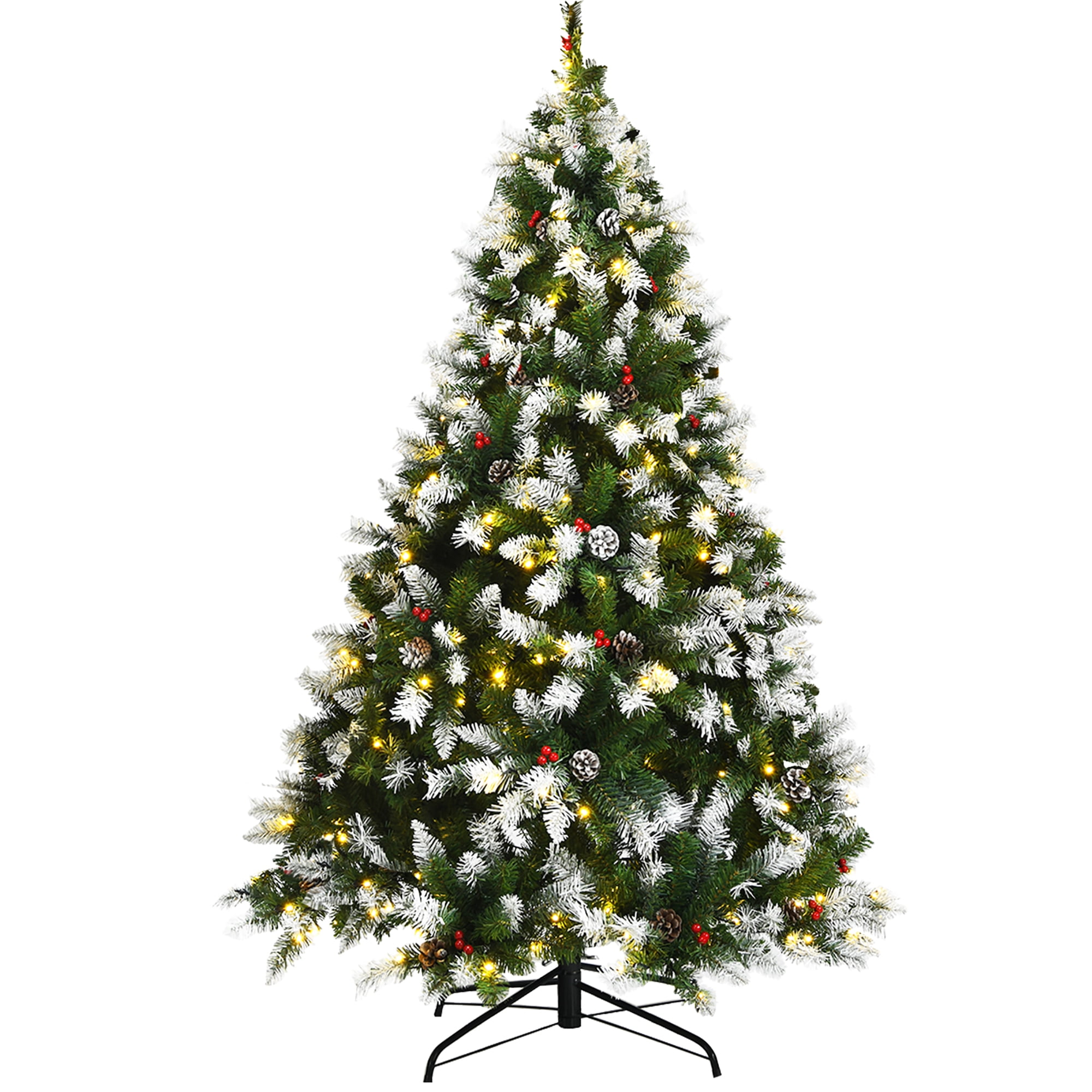 Click here for Costway 6ft Pre-Lit Snowy Christmas Tree 818 Tips... prices
