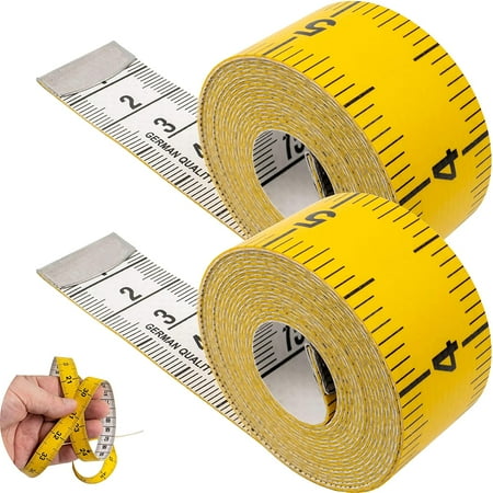 NETSENG 150cm Total Length Tailor Tape Measure, Set of 2, 2 in 1 Tape ...