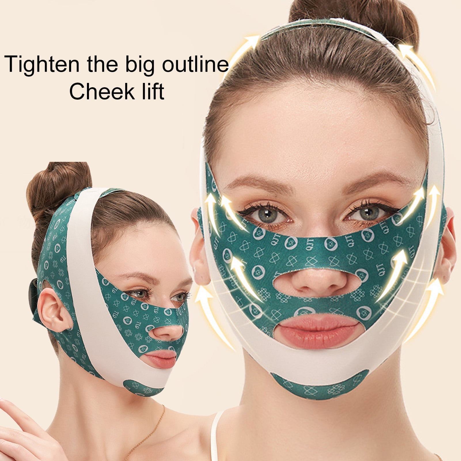 GROFRY Thin Face Belt Stretchy High Elasticity Good Wrapping Fastener ...