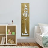 Stratton Home Decor Rocketship Growth Chart Wall Decor - Walmart.com