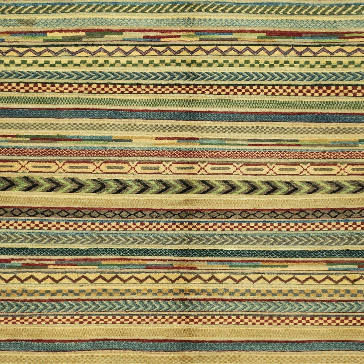 Ahgly Company Indoor Square Abstract Metallic Gold Abstract Area Rugs ...