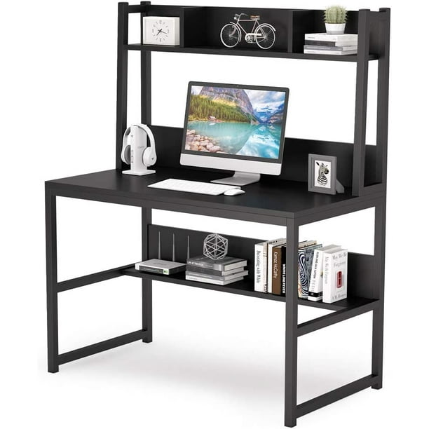 Desk Hutch Black