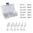 100Pcs Spring Fasteners Hitches Pins Clip Retaining Pins Tractors ...