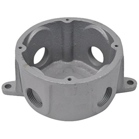 Appleton JBDX-100L Conduit Outlet Box with Mounting Lugs, Malleable ...