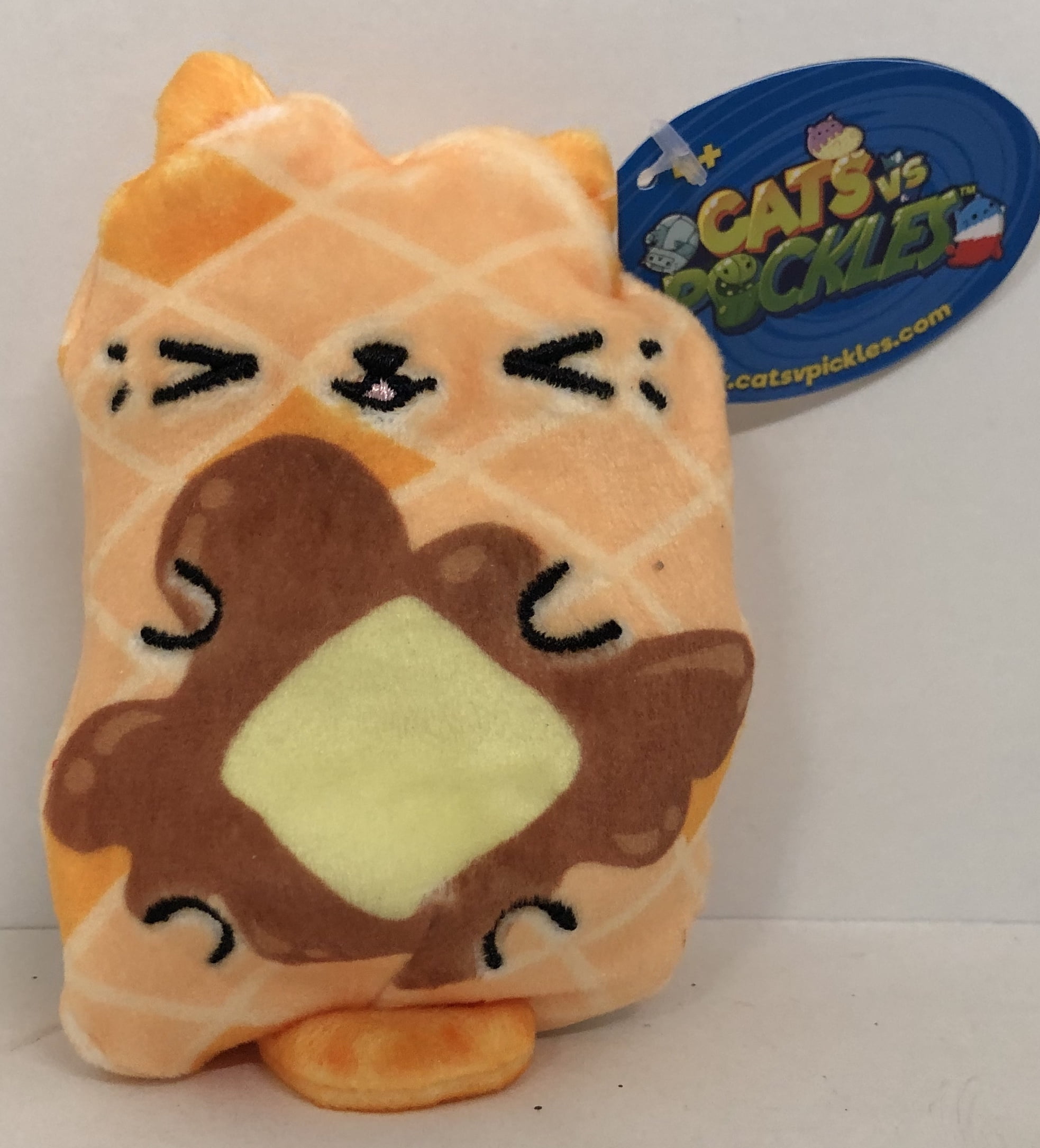 Cats vs Pickles Waffles Plush Beanbag Toy - 4" - Walmart.com